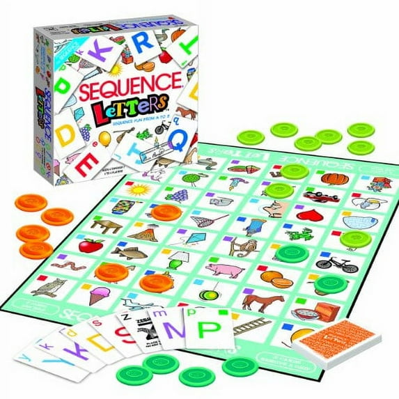 Jax Sequence Letters Alphabet Learning Strategy Game, Ages 4-7, 2–4 ...