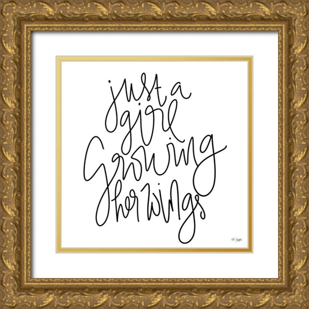 Jaxn Blvd. 12x12 Gold Ornate Wood Framed with Double Matting Museum Art ...