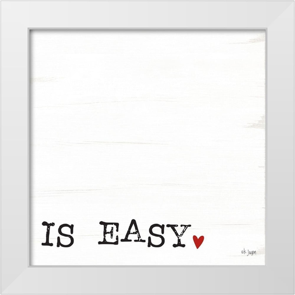 Jaxn Blvd. 15x15 White Modern Wood Framed Museum Art Print Titled ...