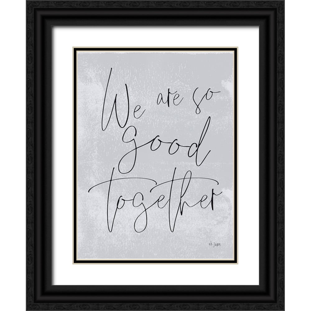 Jaxn Blvd. 19x24 Black Ornate Wood Framed with Double Matting Museum ...