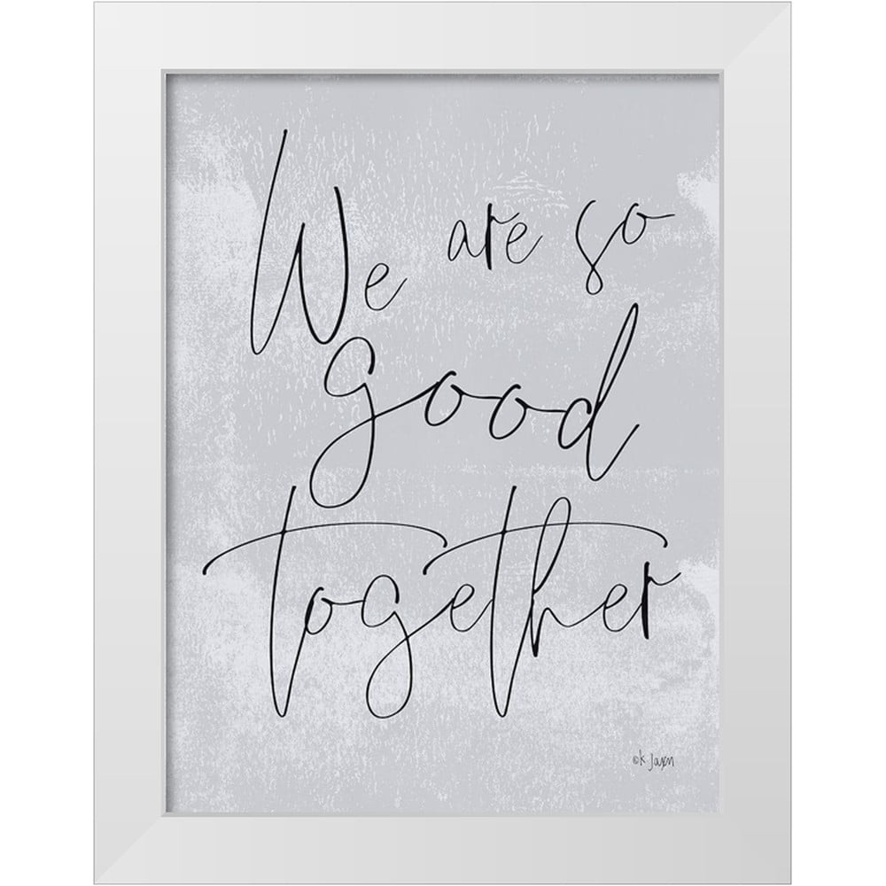 Jaxn Blvd. 19x24 White Modern Wood Framed Museum Art Print Titled - We ...