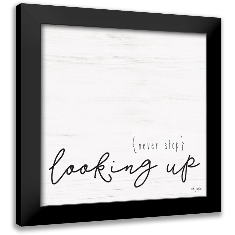 Jaxn Blvd. 20x20 Black Modern Framed Museum Art Print Titled - Looking ...