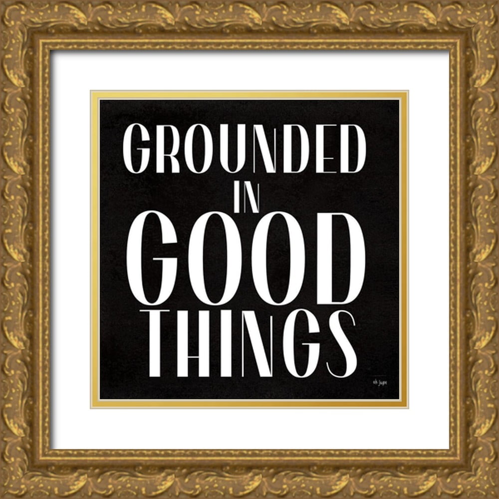 Jaxn Blvd. 20x20 Gold Ornate Wood Framed with Double Matting Museum Art Print Titled - Grounded ...