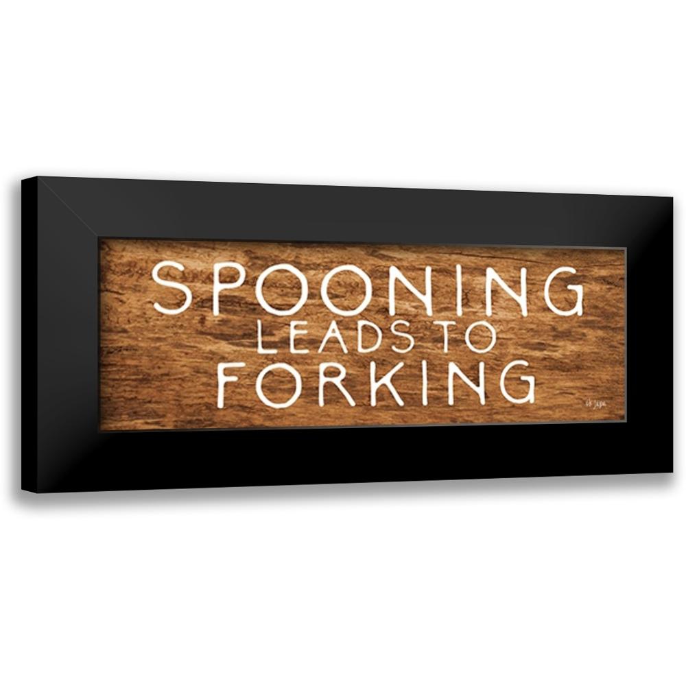 Jaxn Blvd. 24x11 Black Modern Framed Museum Art Print Titled - Spooning ...