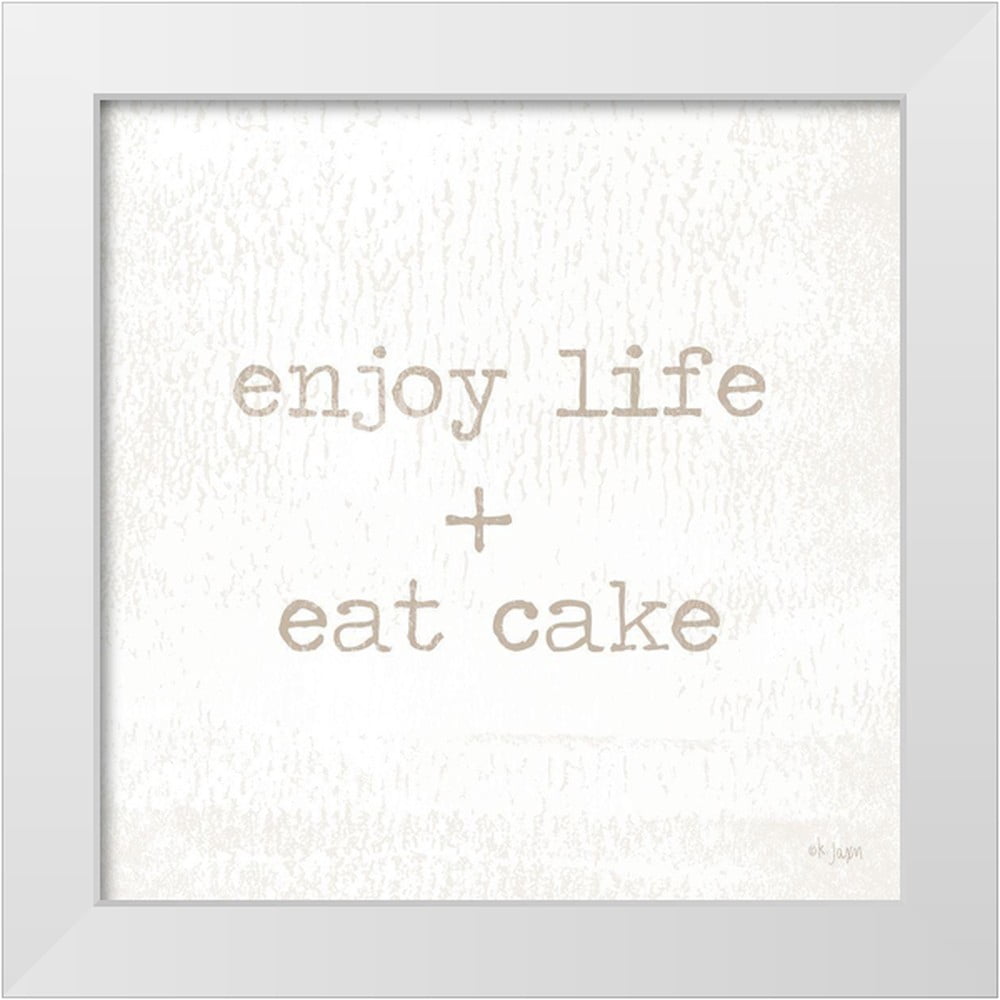Jaxn Blvd. 26x26 White Modern Wood Framed Museum Art Print Titled ...