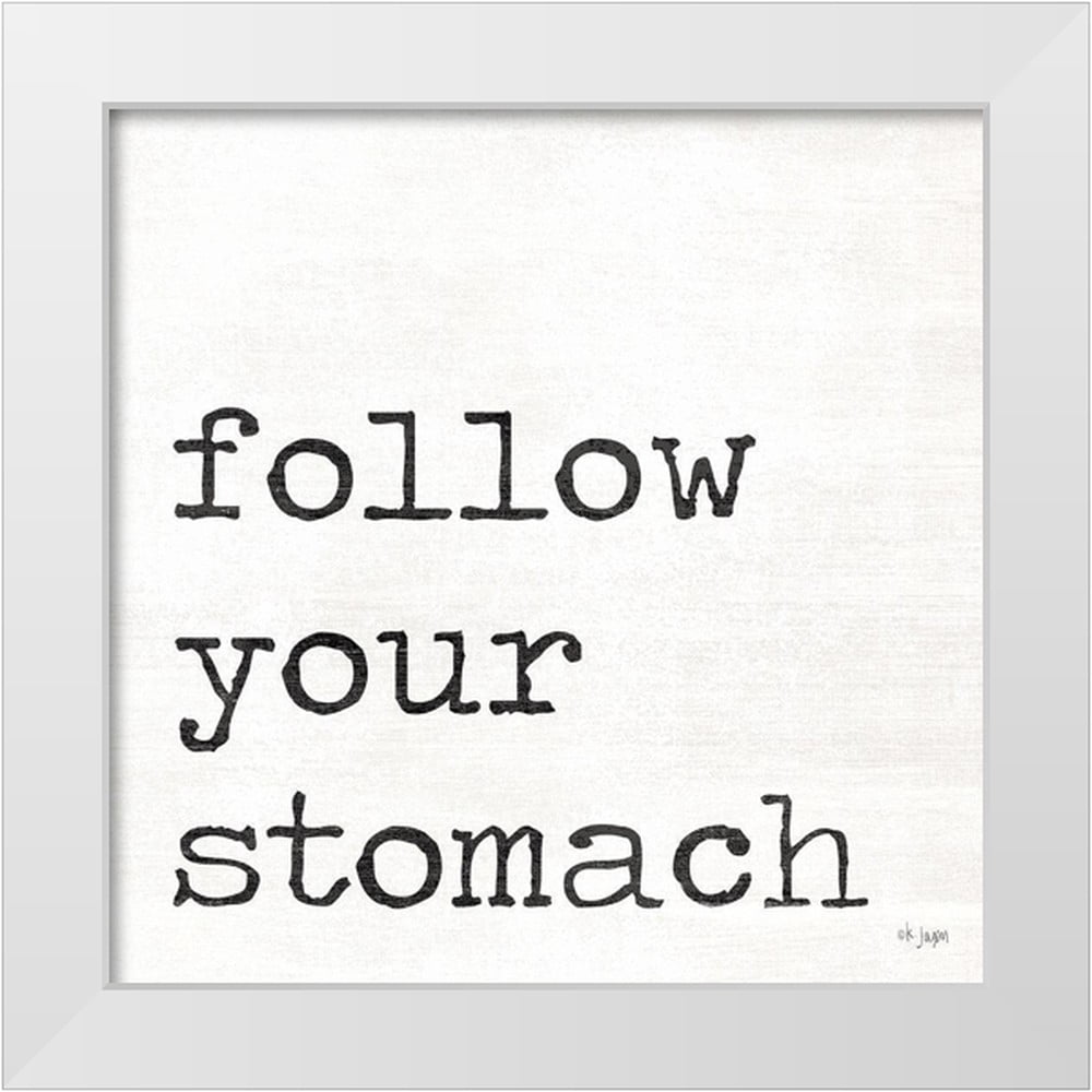 Jaxn Blvd. 26x26 White Modern Wood Framed Museum Art Print Titled ...