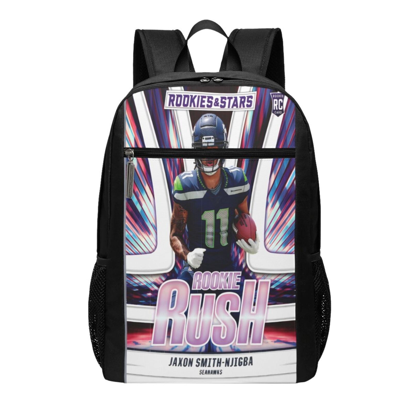 Jaxon Smith-Njigba Custom Simple Casual Sports Backpack, Football Team ...