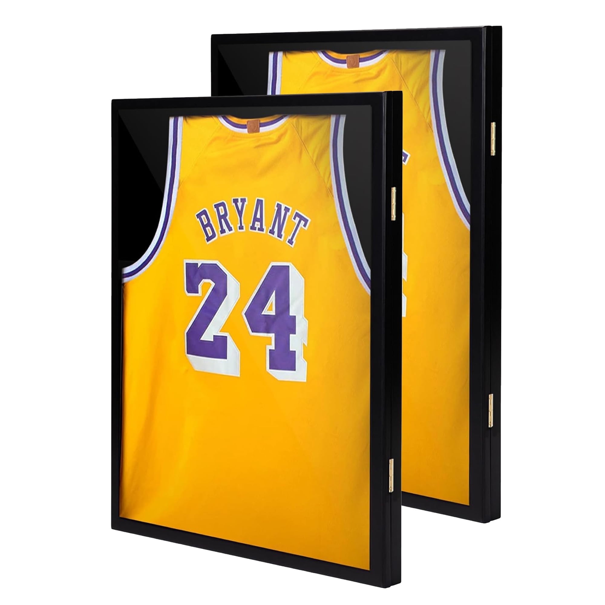 Jaxpety 2 Pack Jersey Display Frame Case Lockable, Large Sport Jersey ...