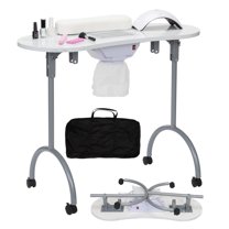 Byootique Portable Nail Desk Mobile Station with Drawers, Unicorn Pink ...