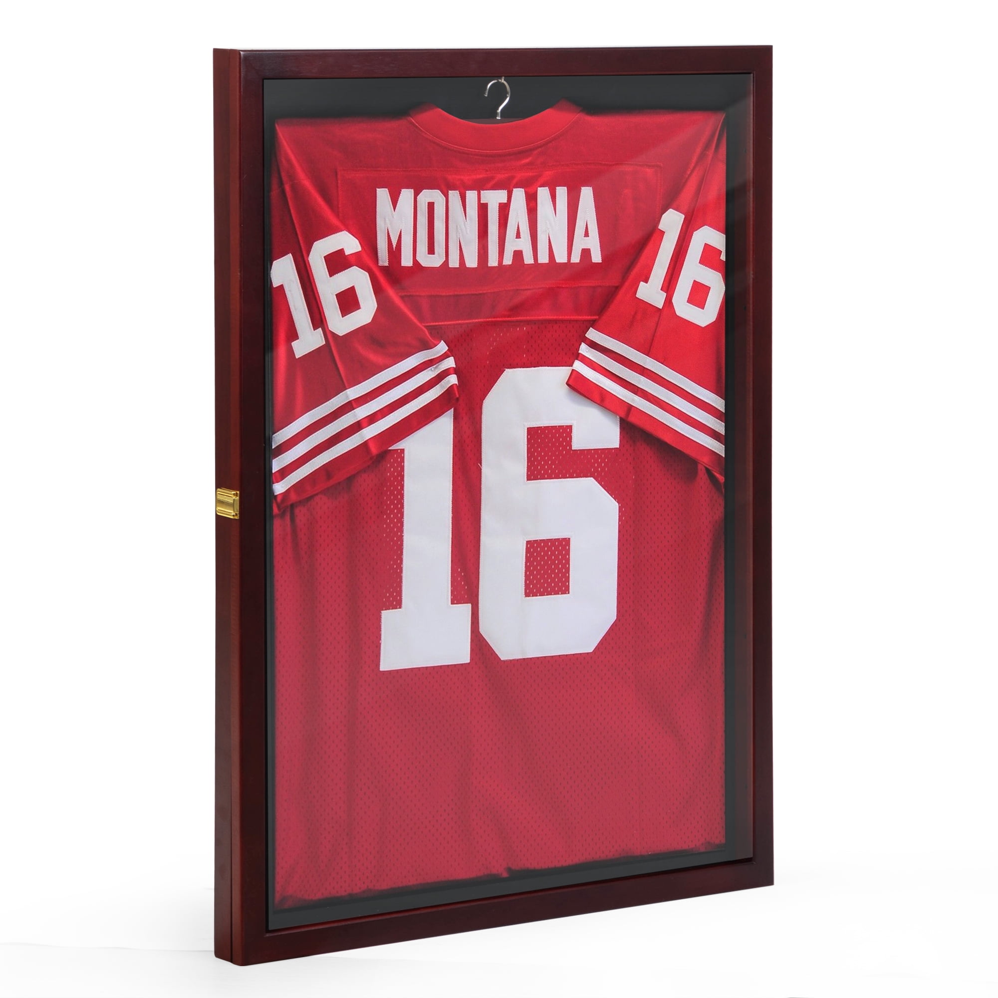 Jaxpety Wall Mounted Jersey Display Case Memories Box Frame Baseball ...