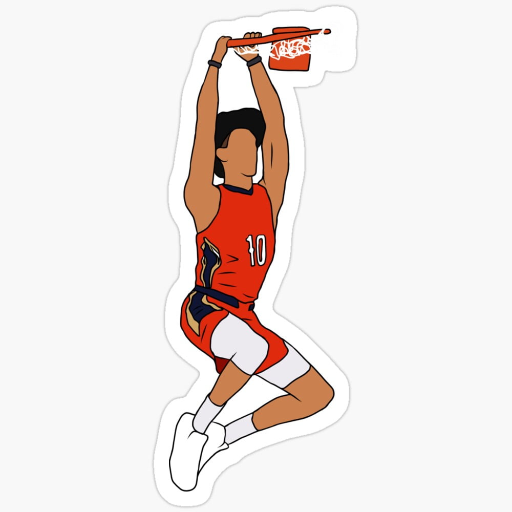 Jaxson Hayes Dunk Sticker Phone Decal Water Bottle Stickers Car Decals ...