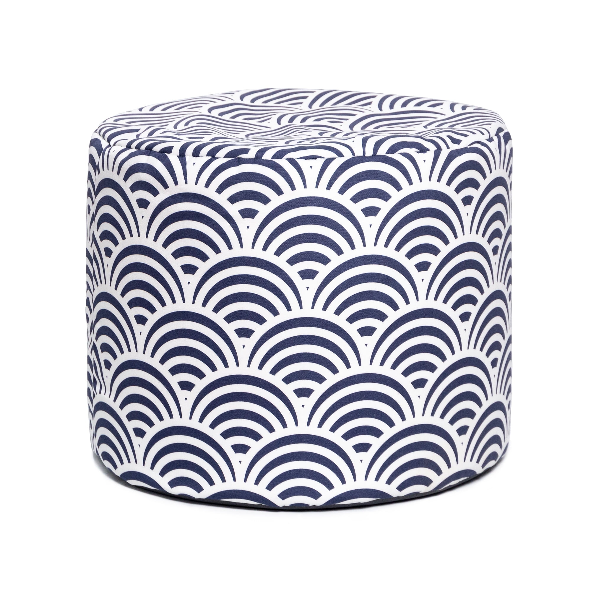 Jaxx Spring Outdoor Ottoman, Marine Scales - Walmart.com