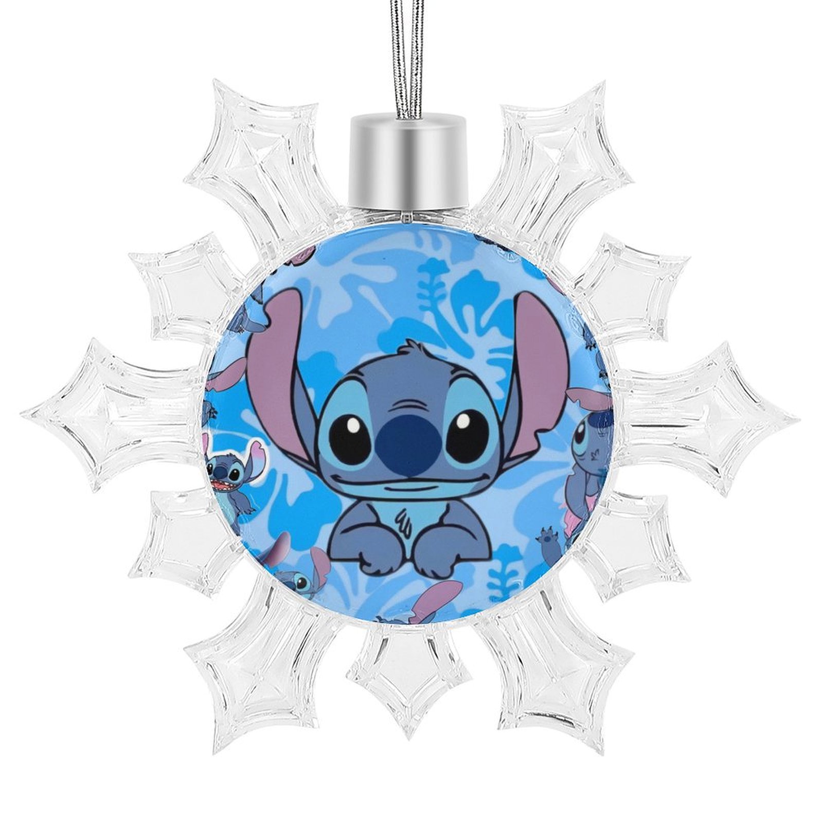 Jay Franco Lilo And Stitch Snowflake Ornaments for Tree,Snowflakes ...