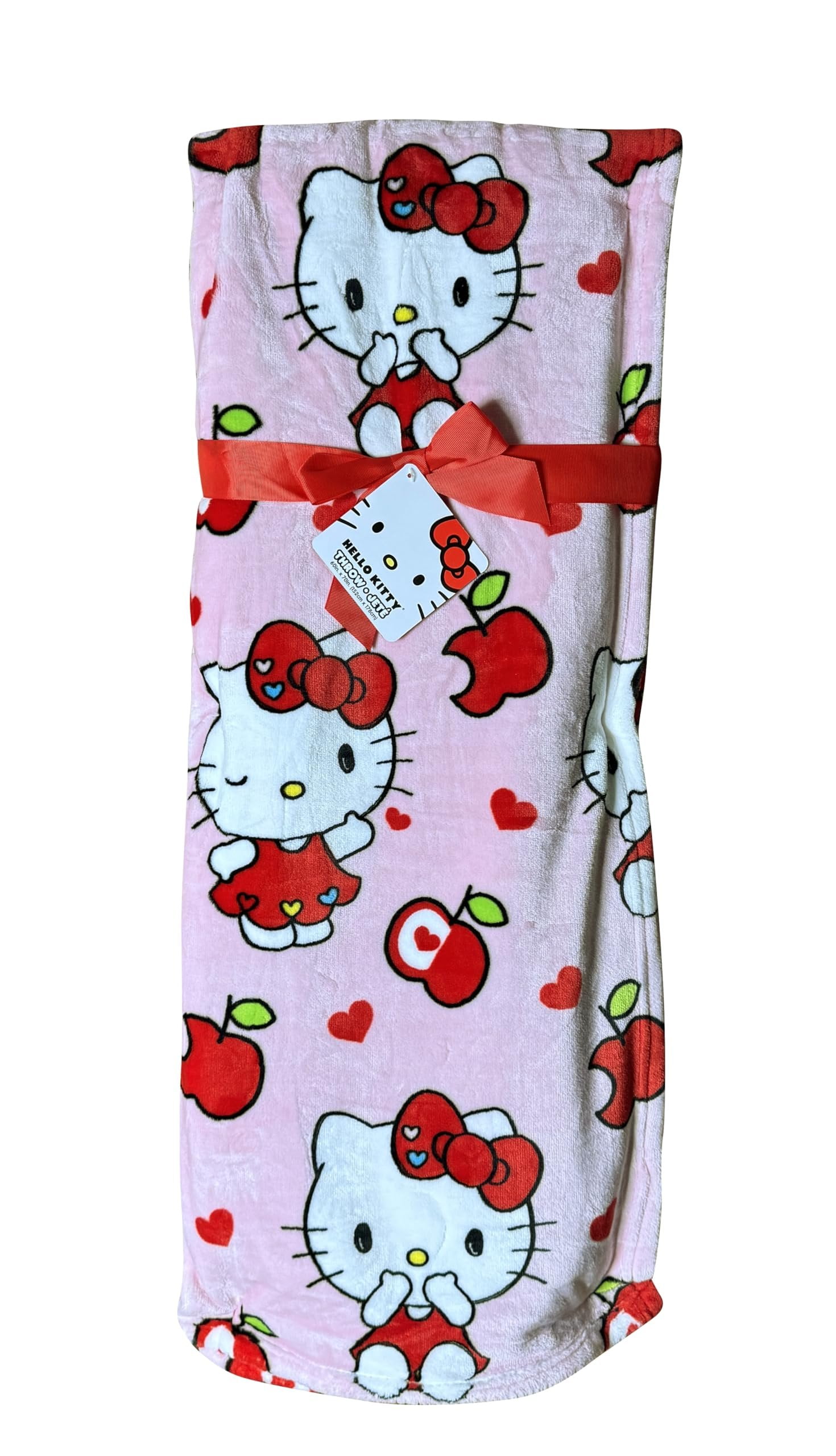 Jay Franco & Sons, Inc. Hello Kitty Blankets and Throws White - Faux ...
