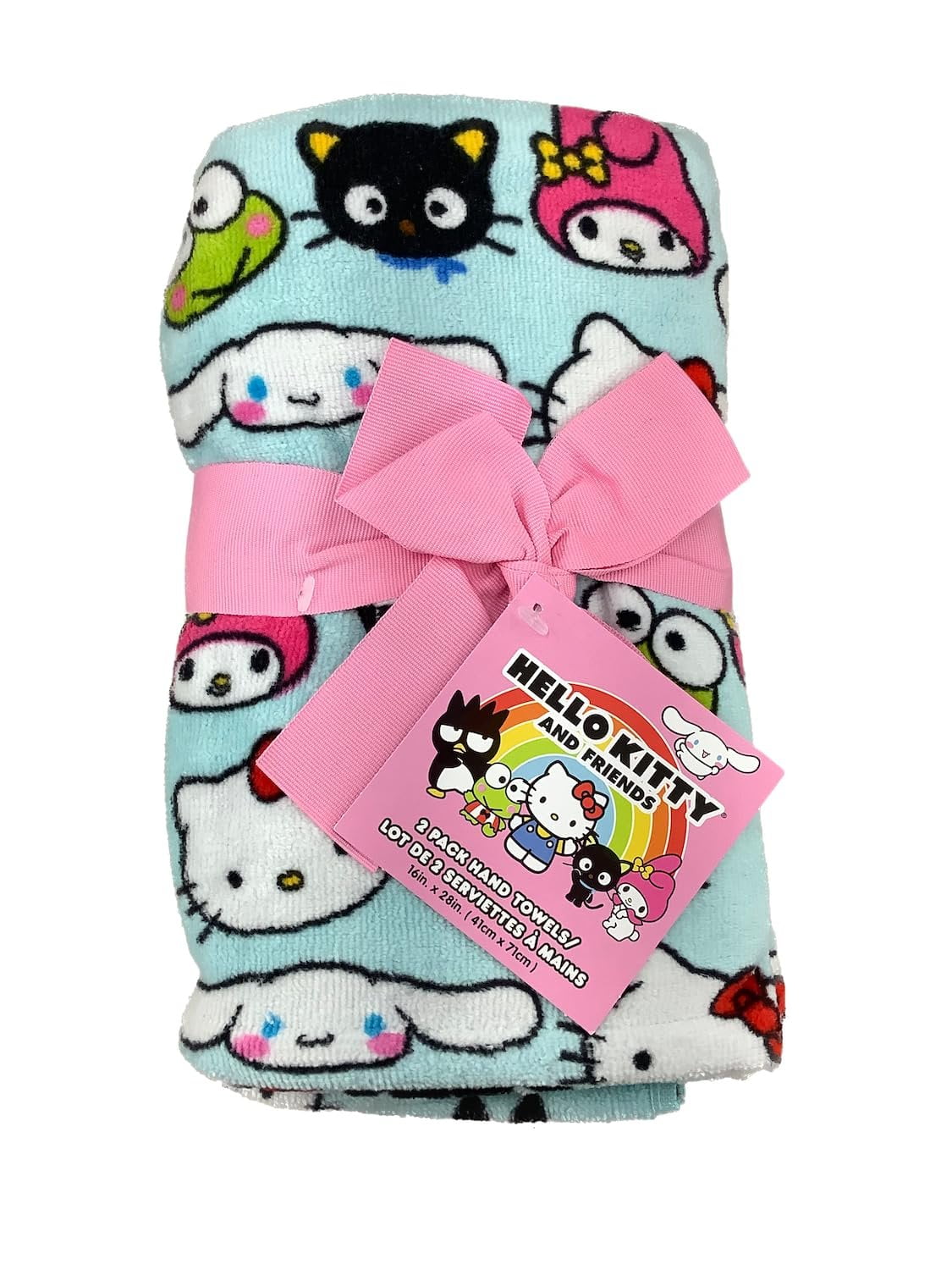 Jay Franco & Sons, Inc. Hello Kitty Hand Towels, Pack of 2 Pink - Hello ...