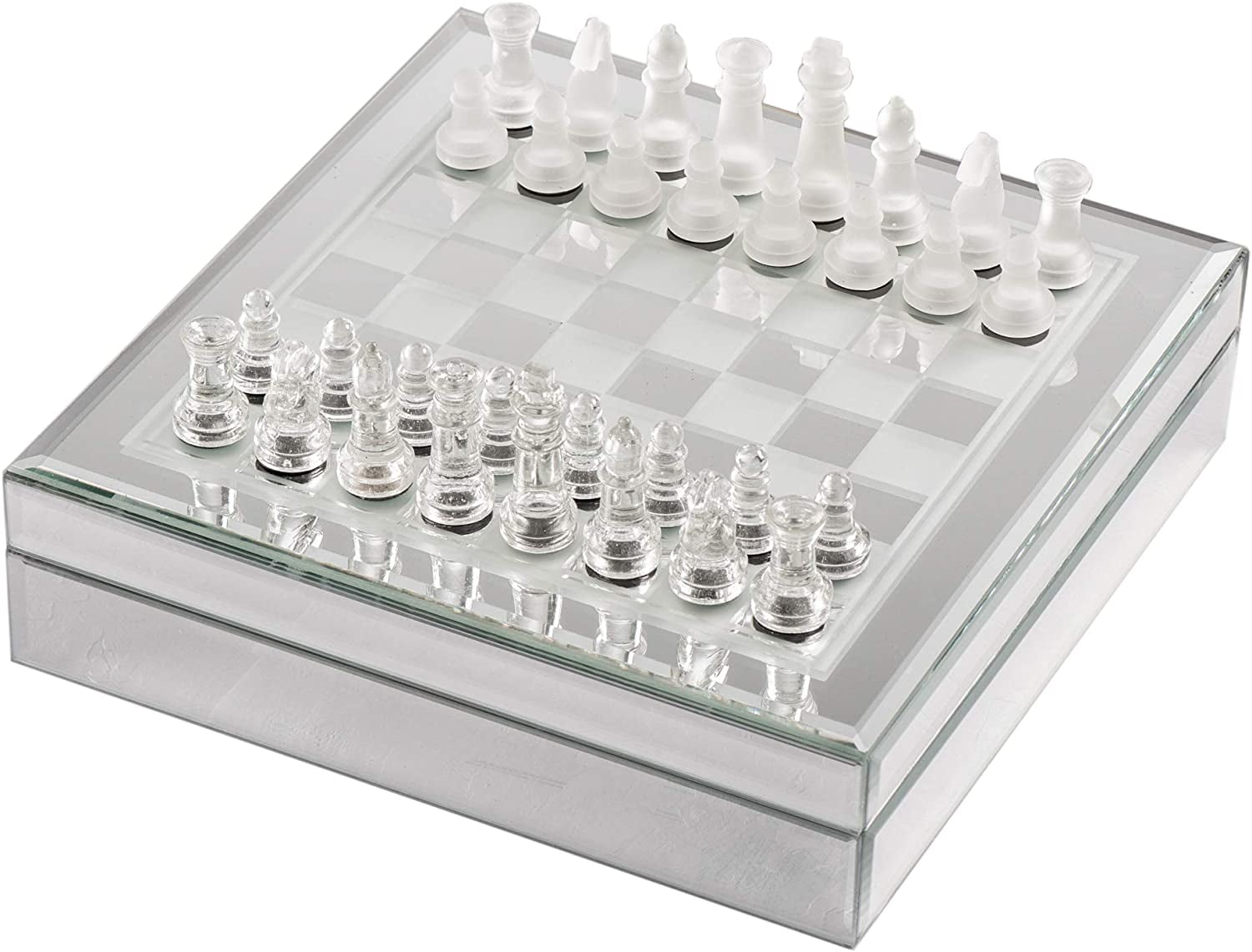 Jay Imports Elle Chess Game with Glass Top - Walmart.com