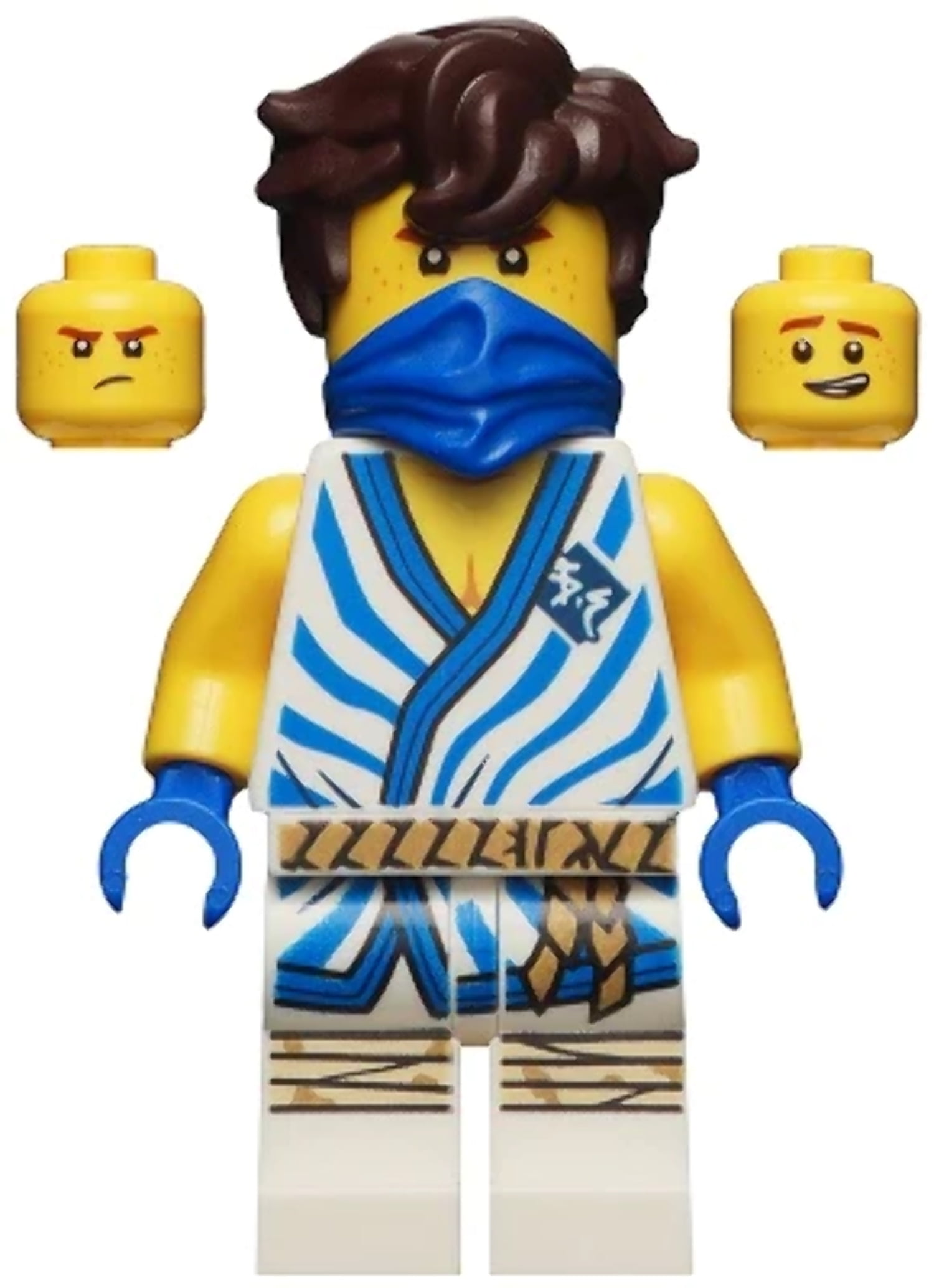 Jay (Legacy, White Tunic w/ Blue Stripes) - LEGO Ninjago Minifigure ...