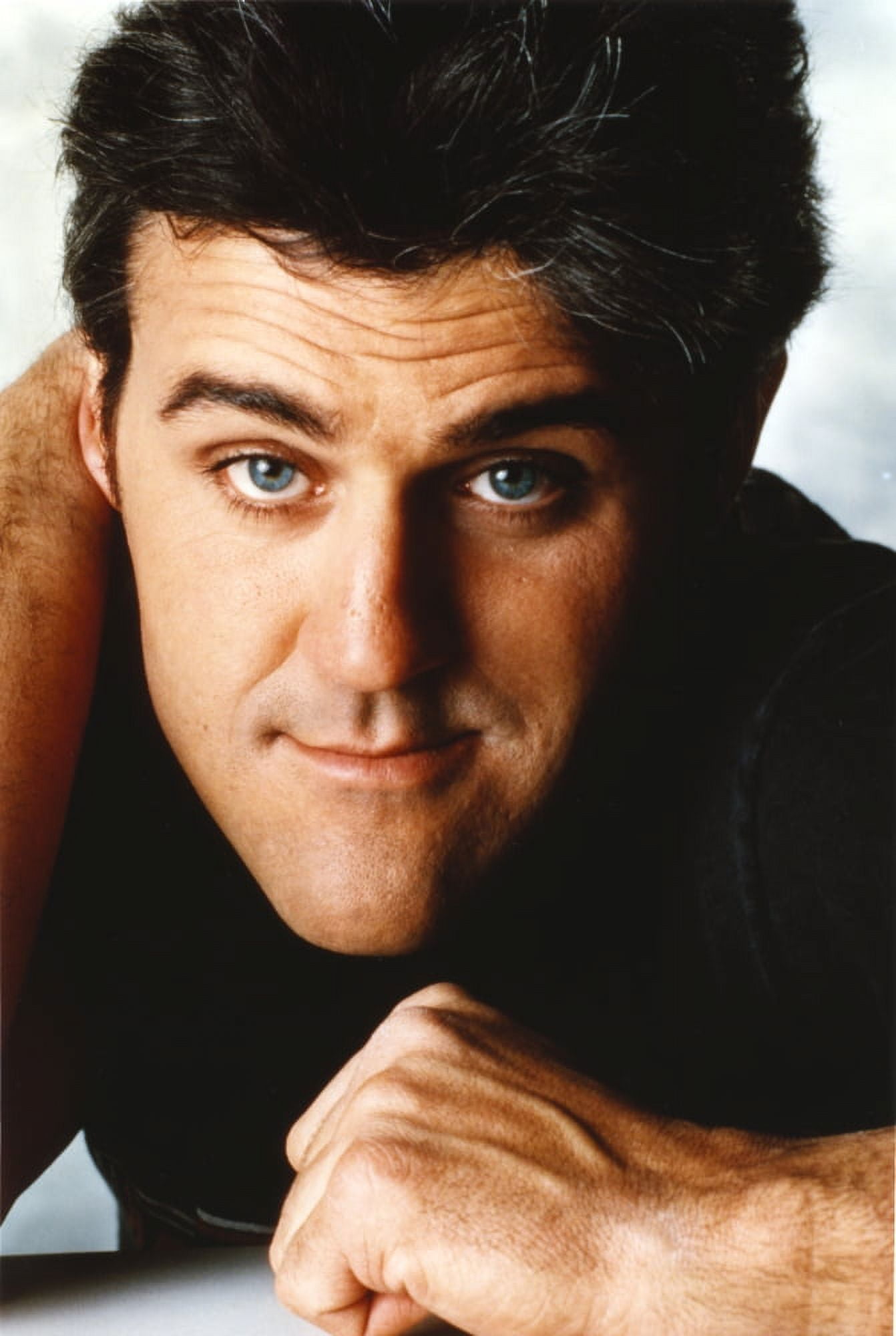 Jay Leno Head Shot Portrait in Black Shirt Photo Print (24 x 30 ...