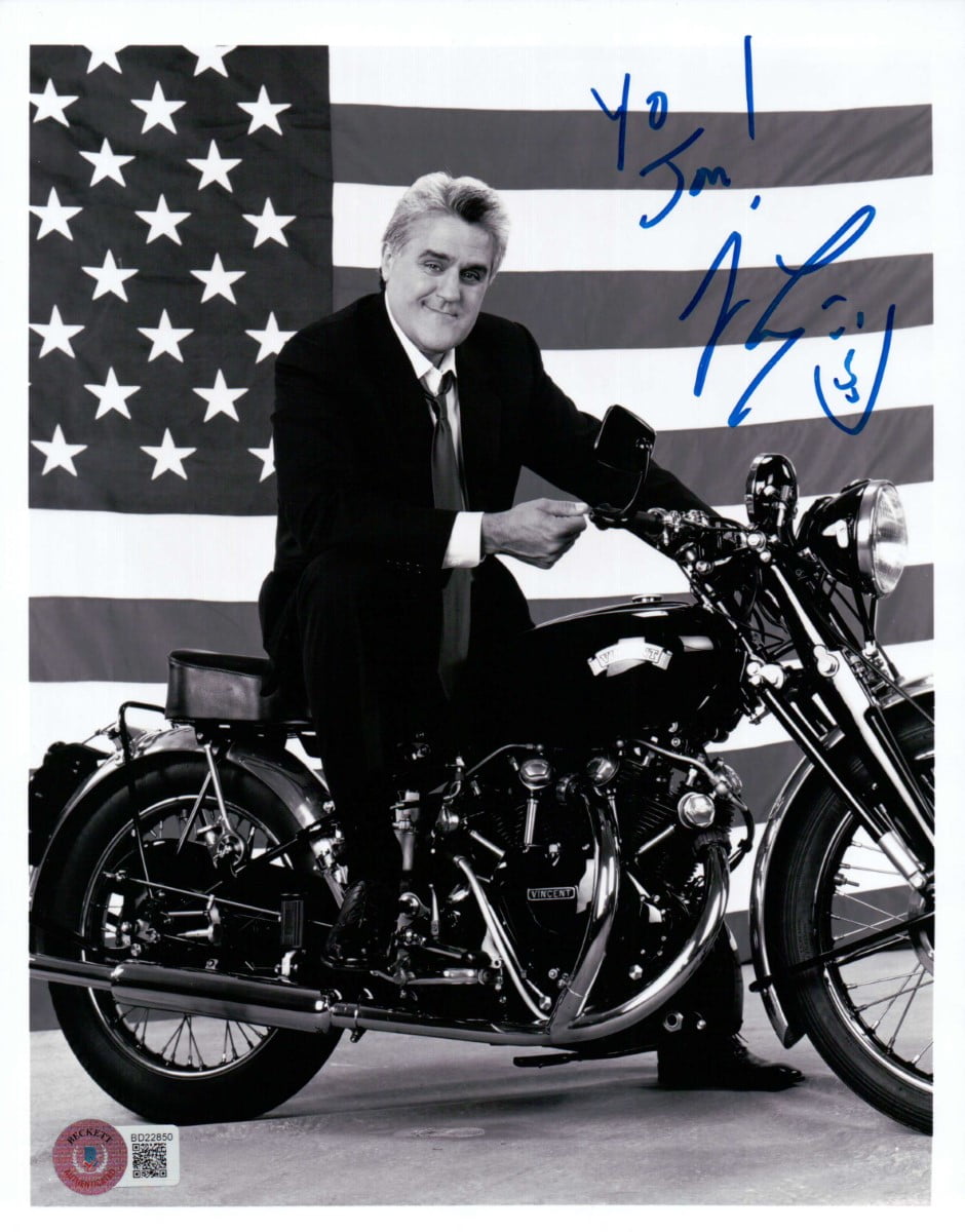 Jay Leno Signed Autographed 8X10 Photo The Tonight Show Host BAS ...