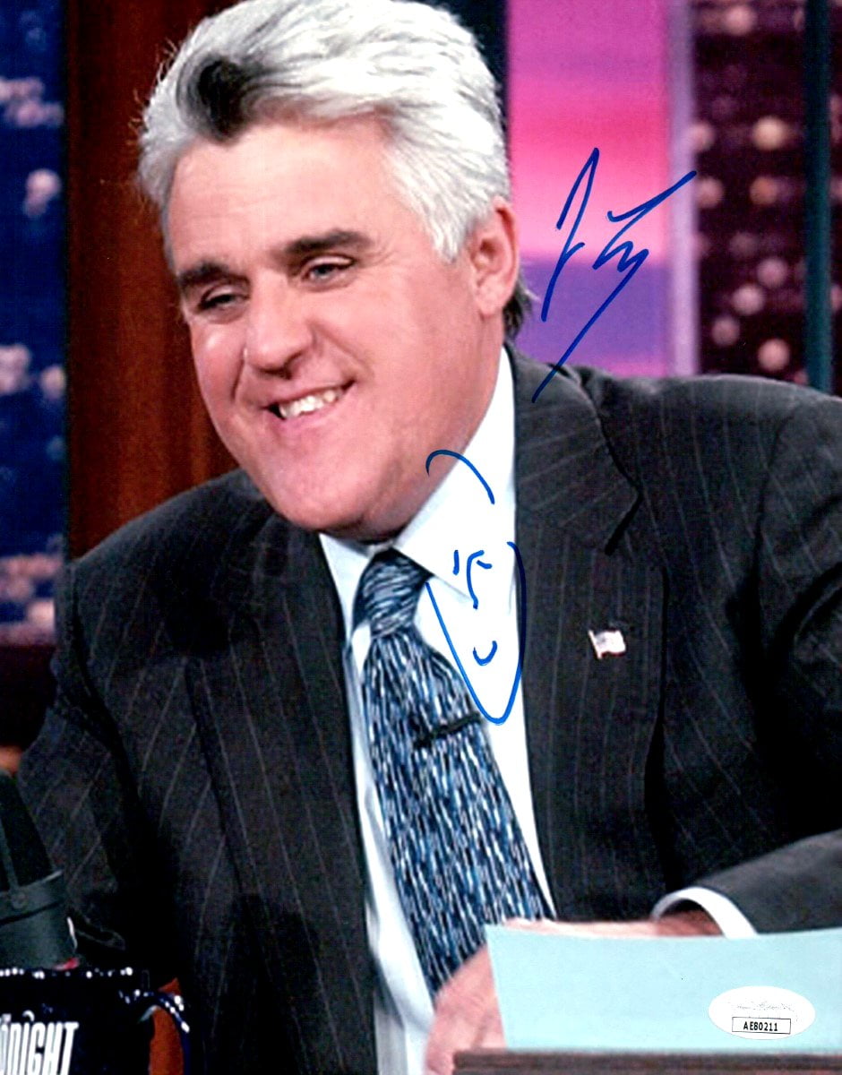 Jay Leno Signed Autographed 8X10 Photo The Tonight Show JSA AE80211 ...