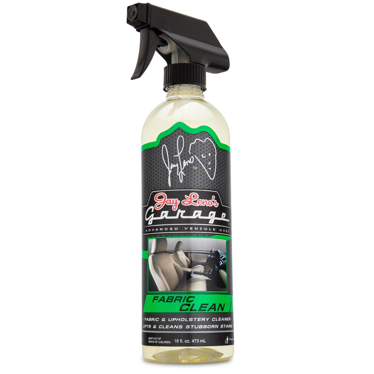 Jay Leno's Garage Fabric Clean (16 oz) - Cleans Car Cloth, Carpet ...