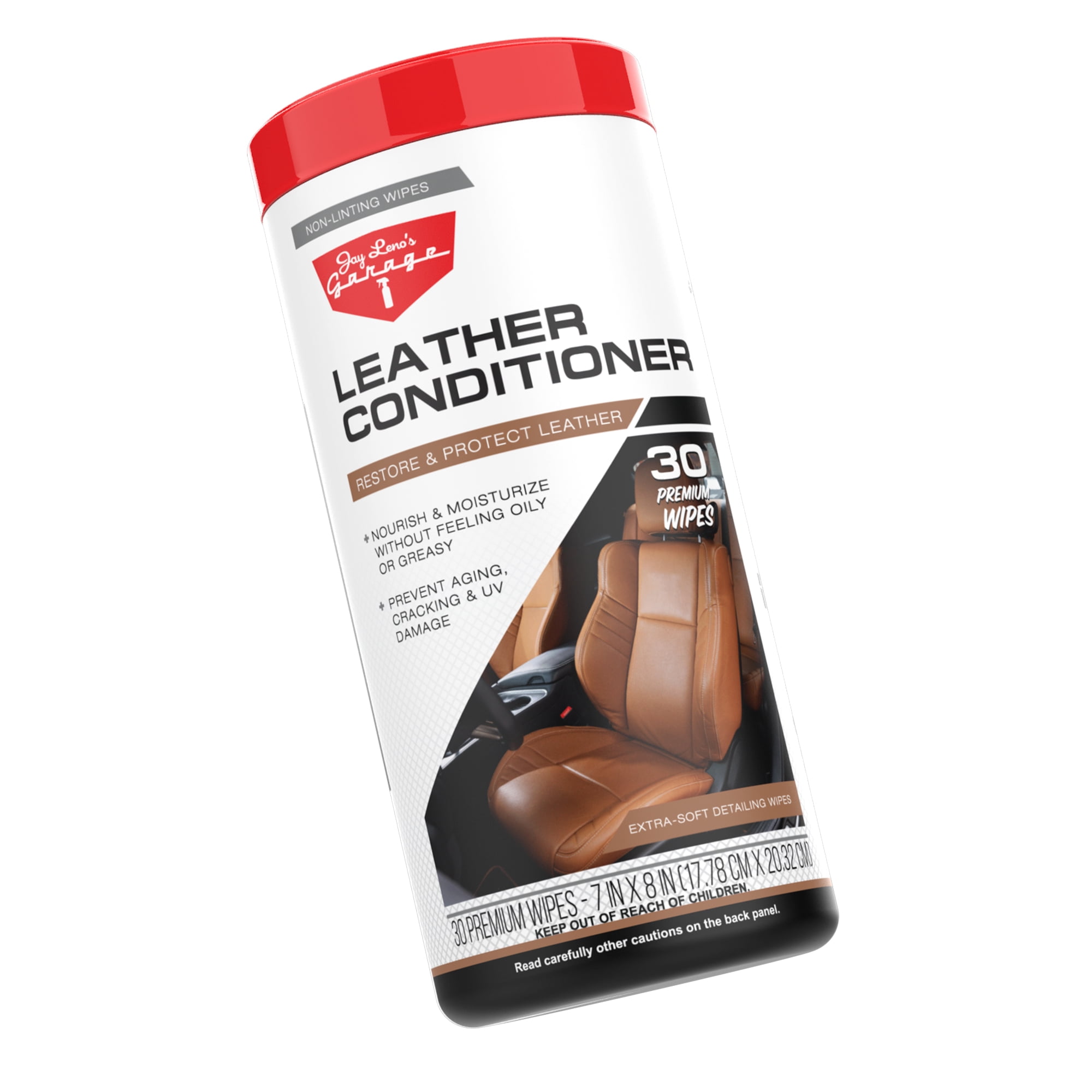 Jay Leno's Garage Leather Conditioner Wipes (30 Count) - Protect ...