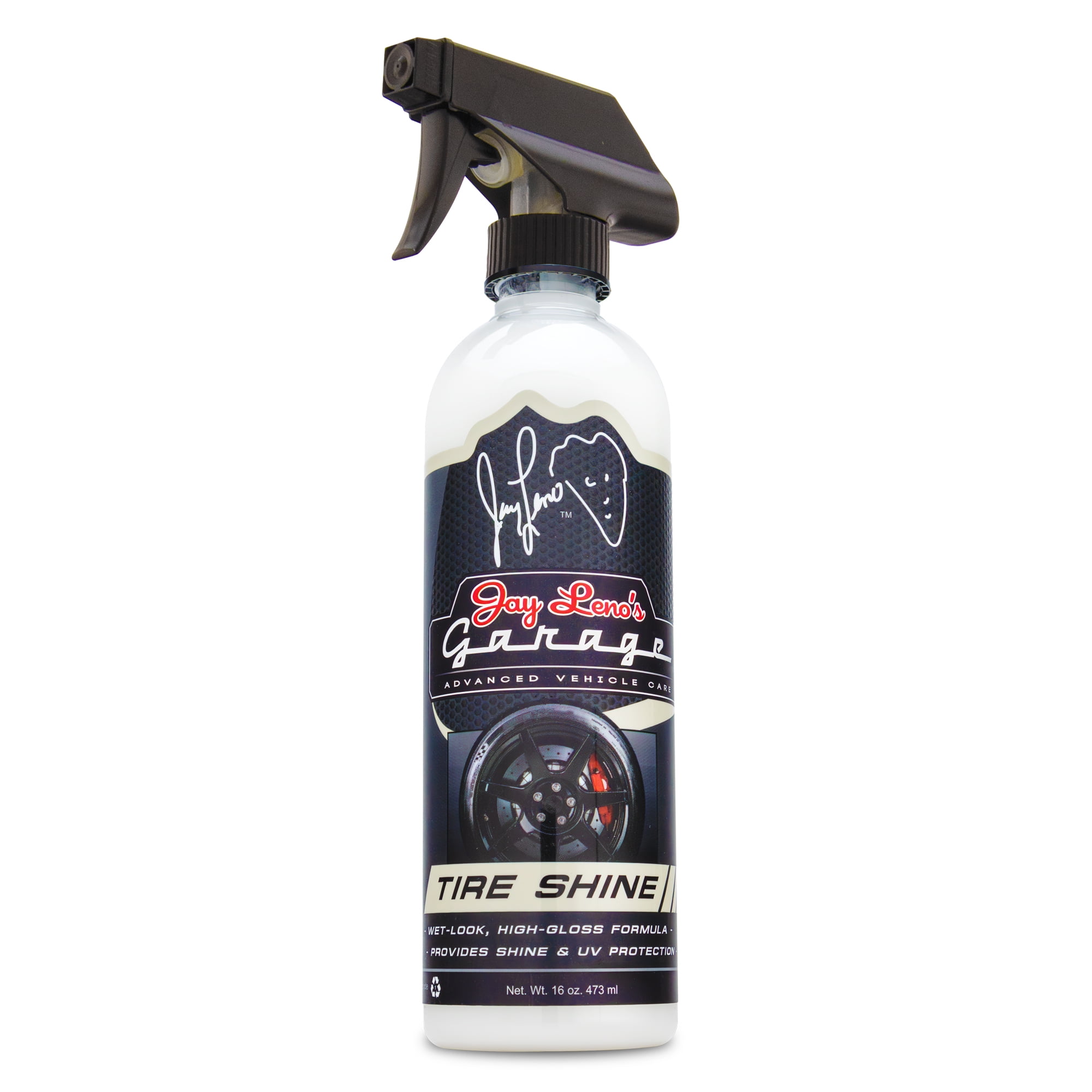 Jay Leno's Garage Tire Shine (16 oz) - Delivers a deep, lustrous shine ...