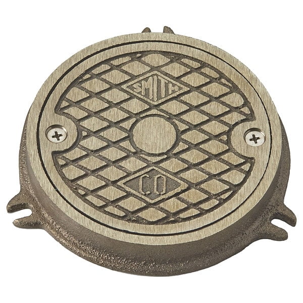 Jay R. Smith Manufacturing Cleanouts,Floor Access Cover,4-1/2 in. 4810 ...