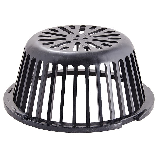 Roof Drains Dome Strainer, Polyethylene, 9-3/4", Screw - Walmart.com