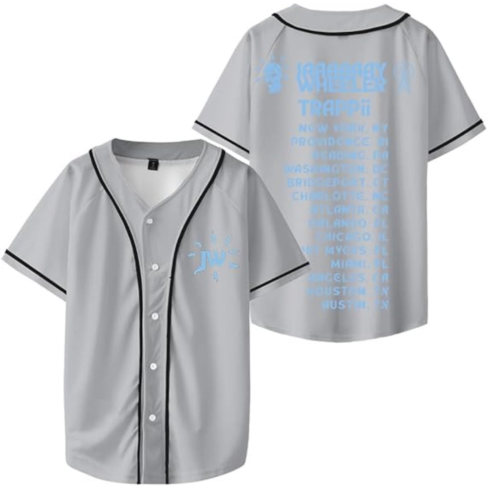 Jay Wheeler 2024 TRAPPii Tour Baseball Jersey Shirt V-Neck Women Men ...