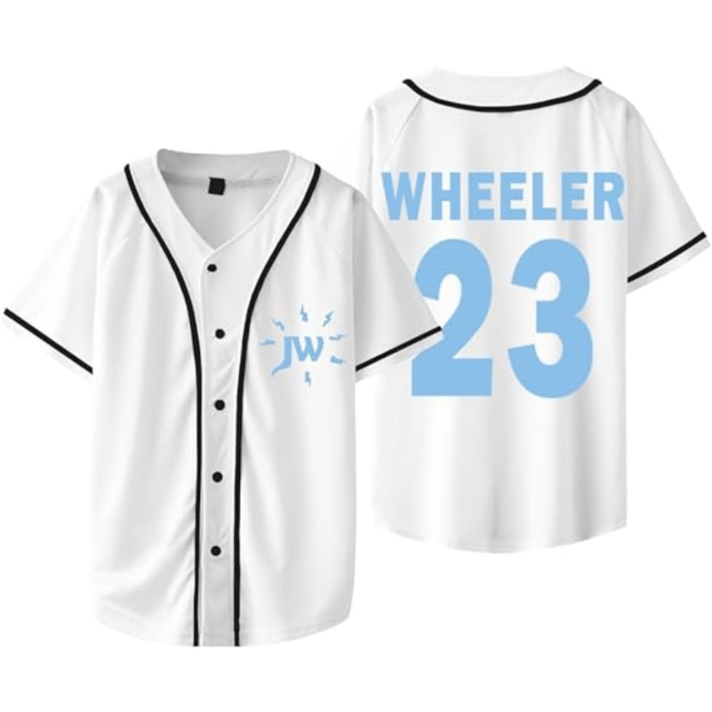 Jay Wheeler 23 TRAPPii Tour Merch Baseball Jersey Shirt V-Neck Women ...