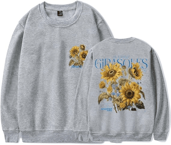 Jay Wheeler Botanical Crewneck Sweatshirts Girasoles Tour Merch Women ...
