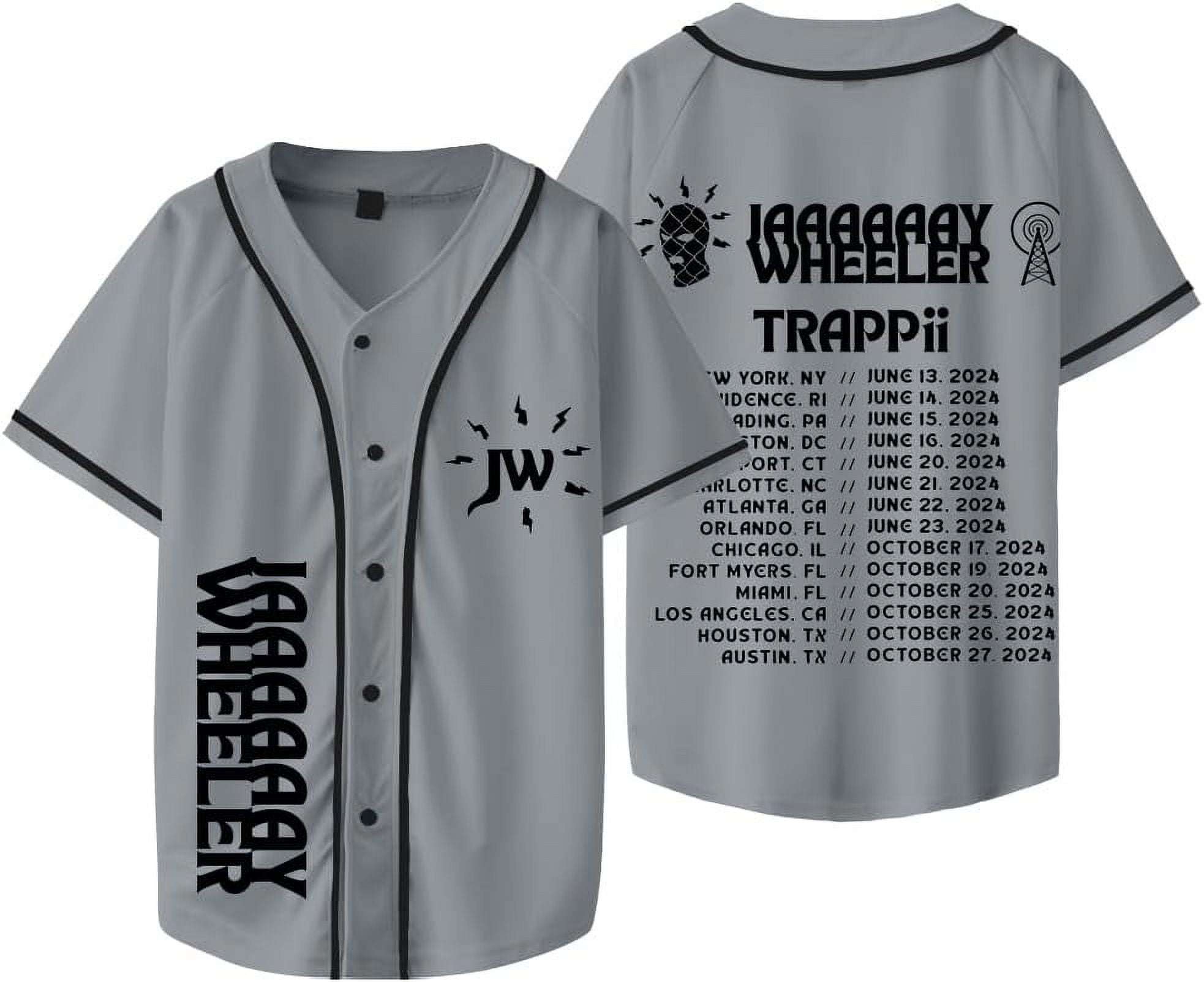 Jay Wheeler Jacket TRAPPii Tour Baseball Jersey Merch Men/Women ...