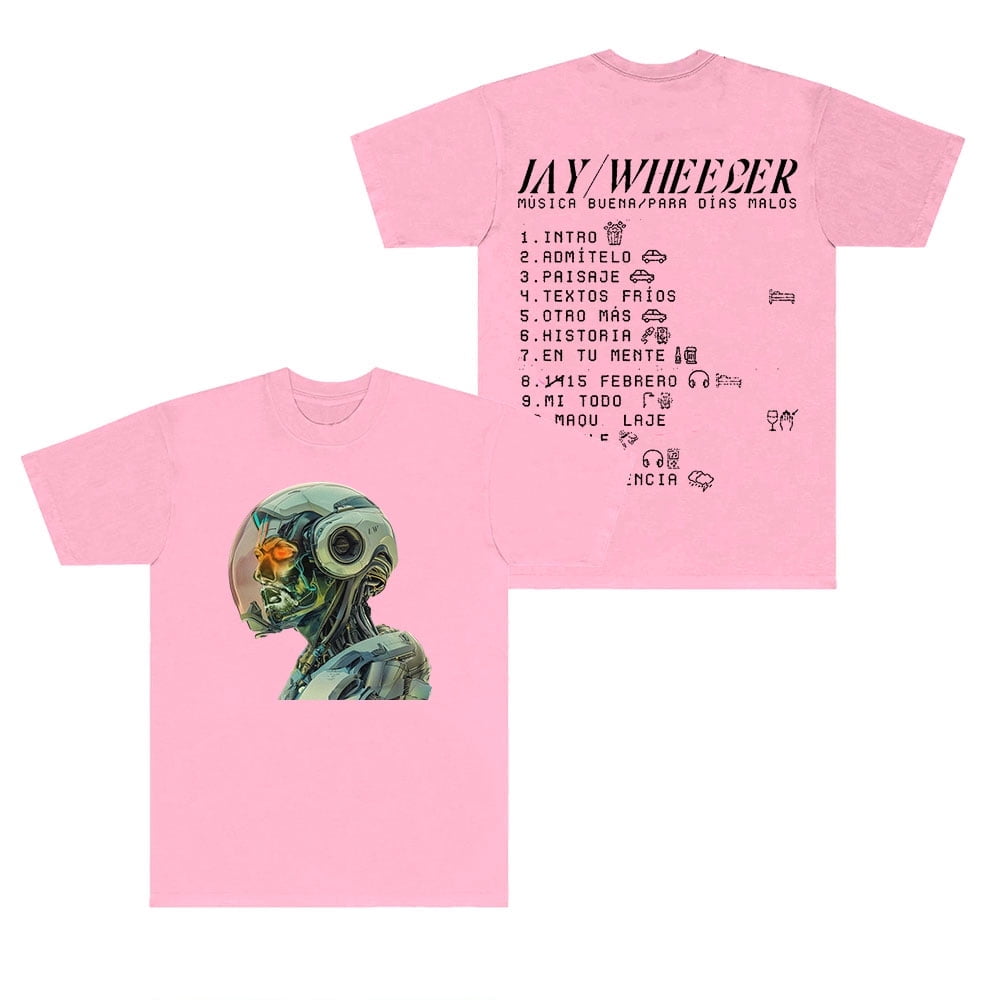Jay Wheeler Musica Buena para Dias Malos Album T-Shirt 2024 Tour Merch ...