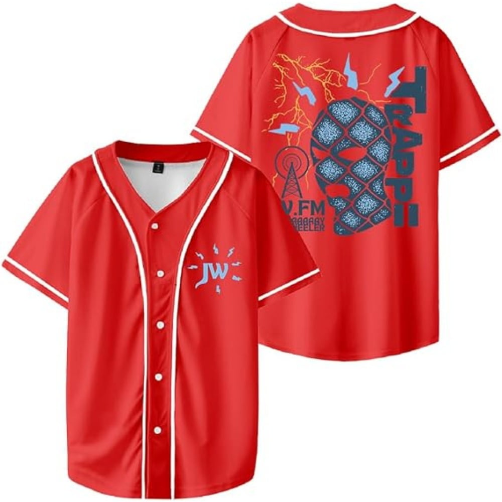 Jay Wheeler TRAPPii Album Merch Baseball Jersey Shirt V-Neck Women Men ...