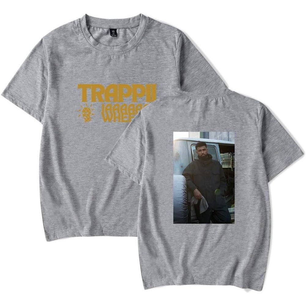 Jay Wheeler TRAPPii Tour 2024 Merch Short Sleeve T-shirt Unisex Fashion Crew Neck Top - Walmart.com