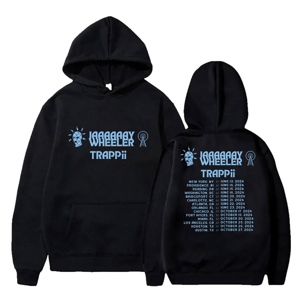 Jay Wheeler TRAPPii Tour Hoodies New Logo Merch Pullovers Winter Women ...