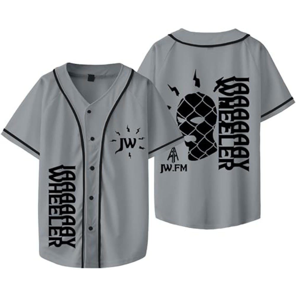 Jay Wheeler TRAPPii Tour Merch Baseball Jersey Shirt V-Neck Women Men ...