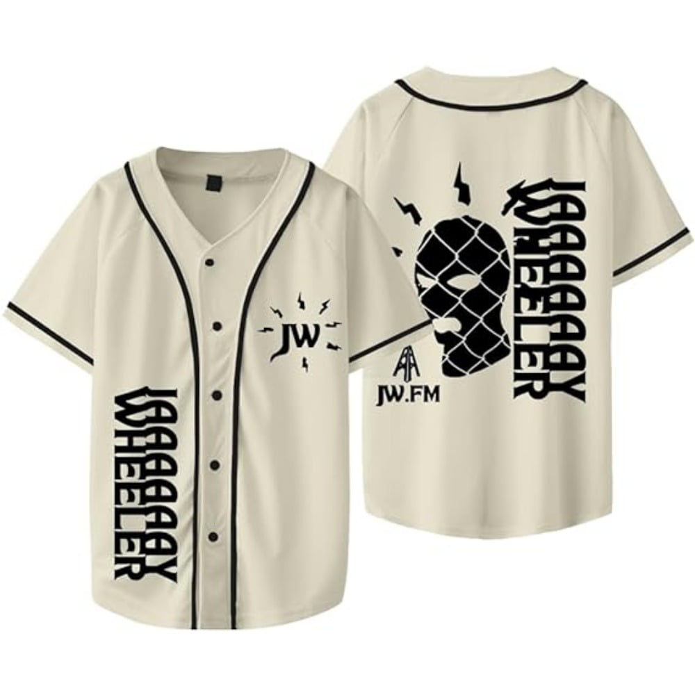 Jay Wheeler TRAPPii Tour Merch Baseball Jersey Shirt V-Neck Women Men ...