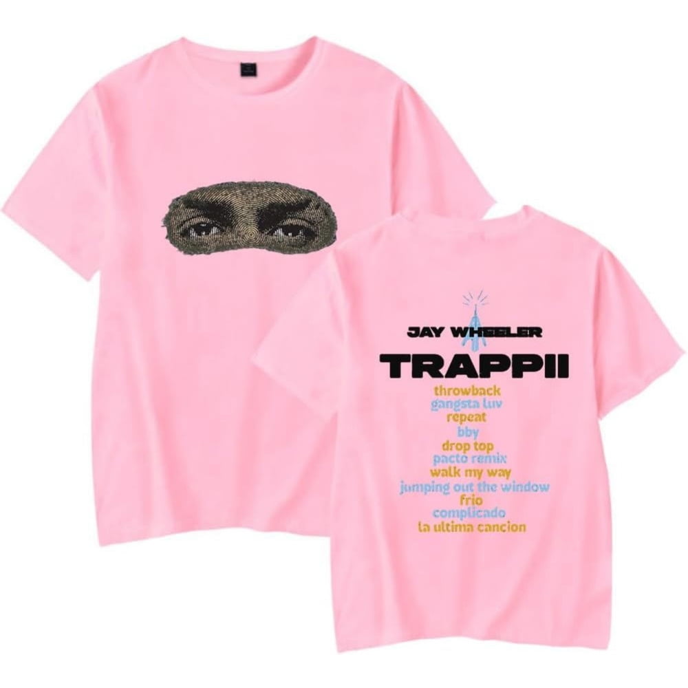 Jay Wheeler TRAPPii Tour T-Shirt 2024 Merch Women Men Crewneck Short ...