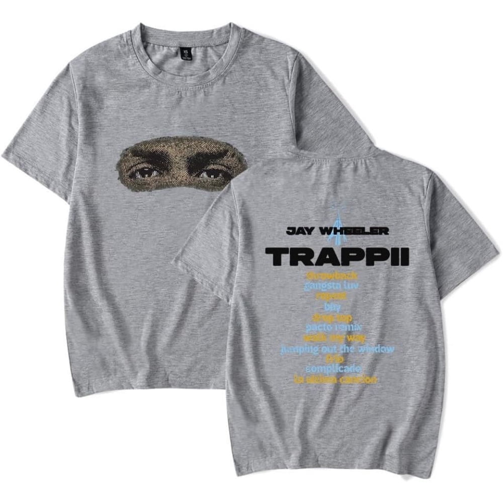 Jay Wheeler TRAPPii Tour T-shirt 2025 Merch unisex fashionable round ...