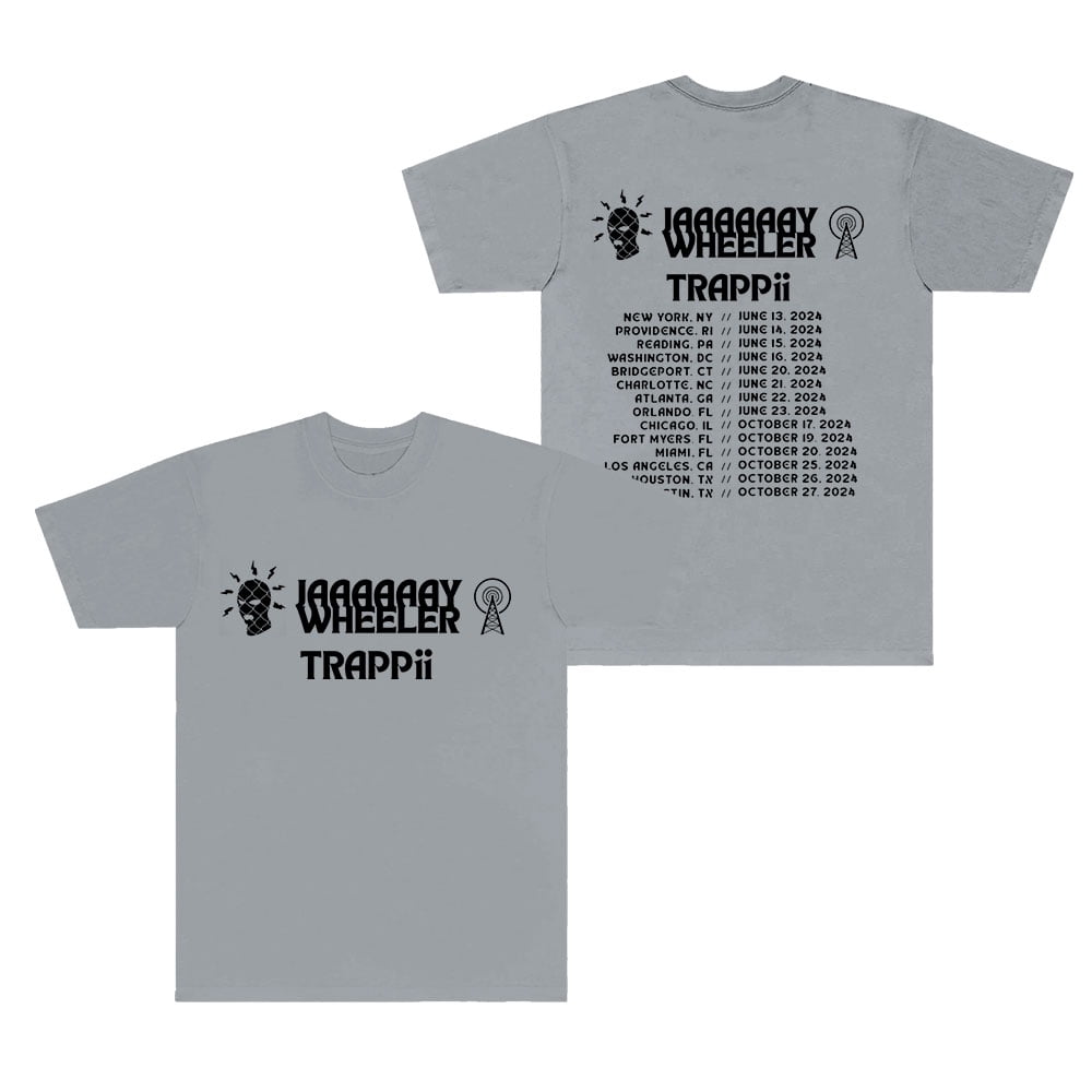 Jay Wheeler TRAPPii Tour T-shirts New Logo Merch Tee Summer Women Men ...
