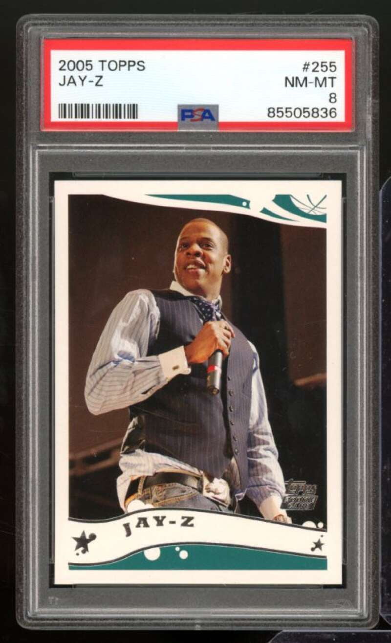 Jay-Z Card 2005-06 Topps #255 PSA 8 - Walmart.com