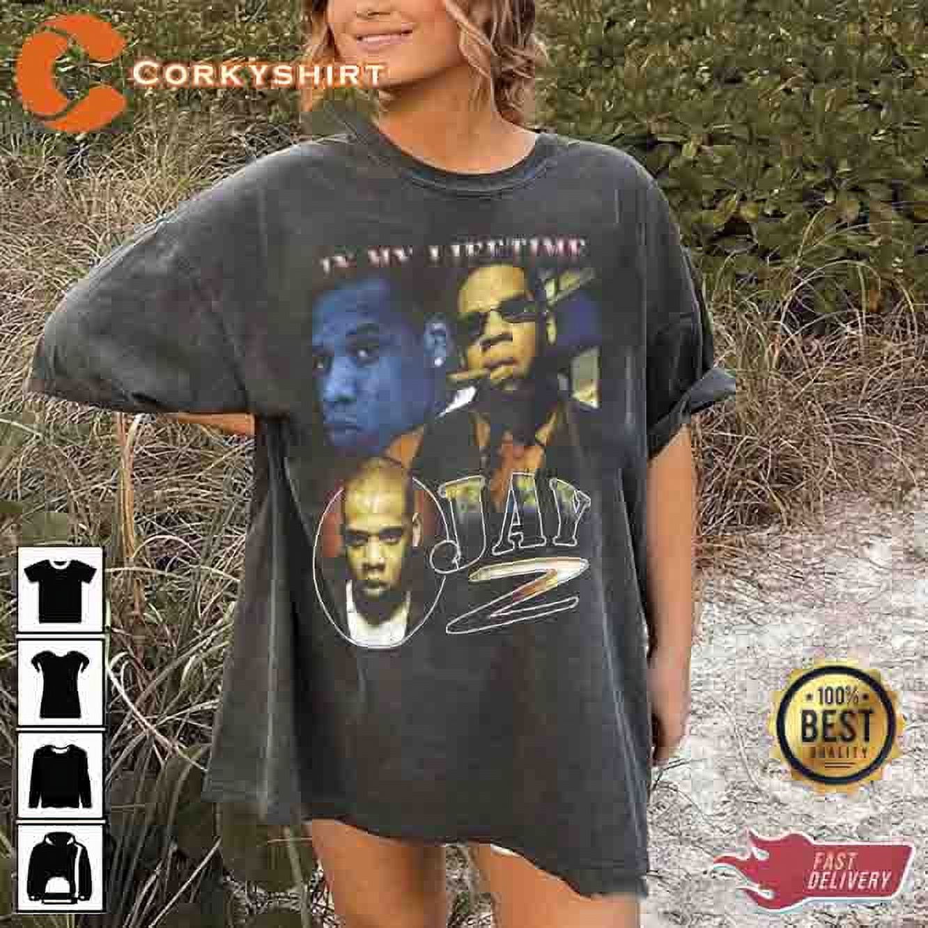 Jay Z Rapper Sunshine In My Lifetime Hip Hop Rap Tee - Walmart.com