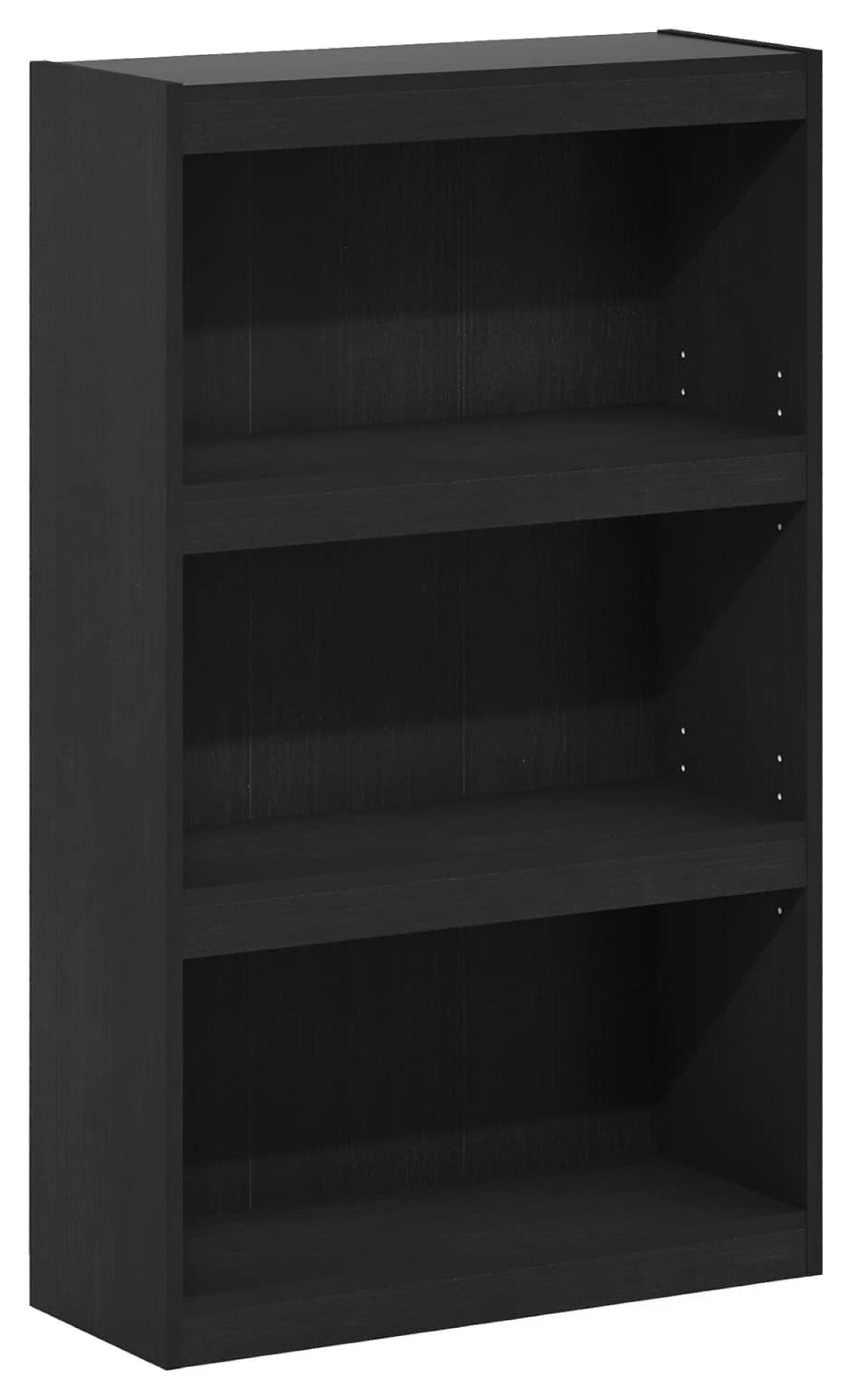 Jaya Enhanced Home Bookcase 3-Tier Adjustable Bookshelf, Blackwood ...