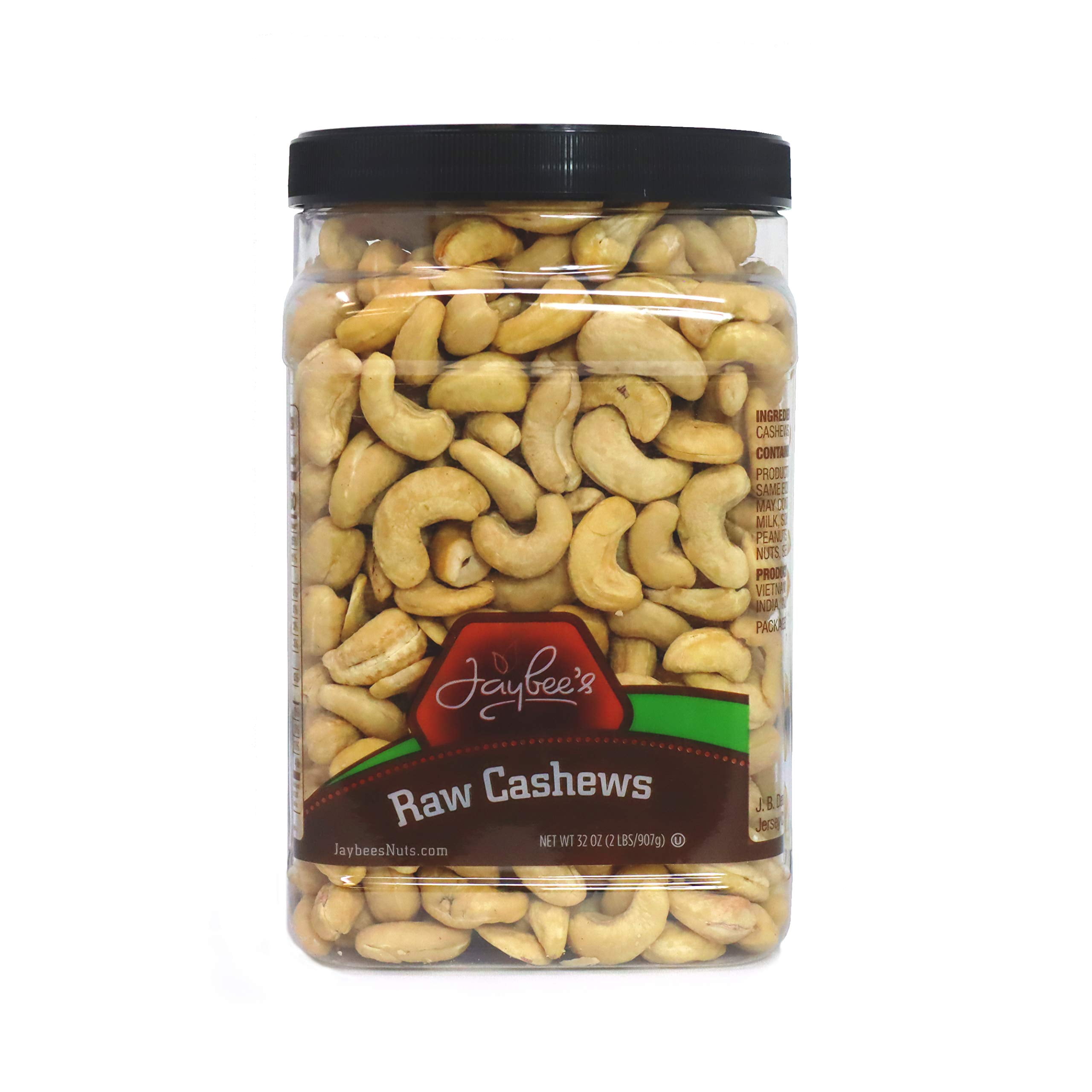 Jaybee's Whole Raw Cashews AIF4 - Everyday Healthy Nutrition Snack Food ...