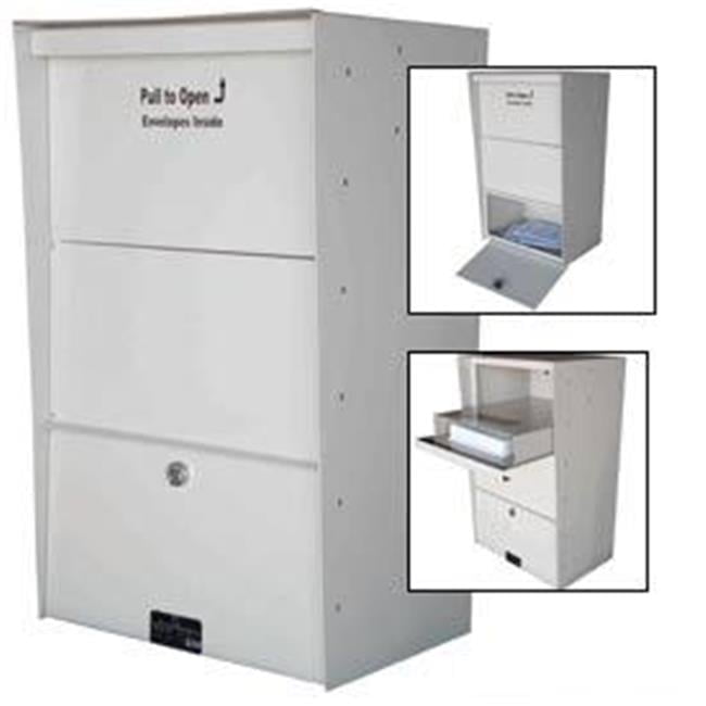 Jayco Industries Wall Mount X-Large Letter Locker Mailbox- Gray ...