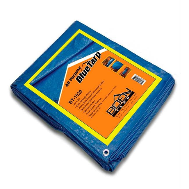 Jaydee Group USA B1501705 BT-1020 Boen All Purpose Tarp - 10 x 20 ft. - Blue - Pack of 2 ...