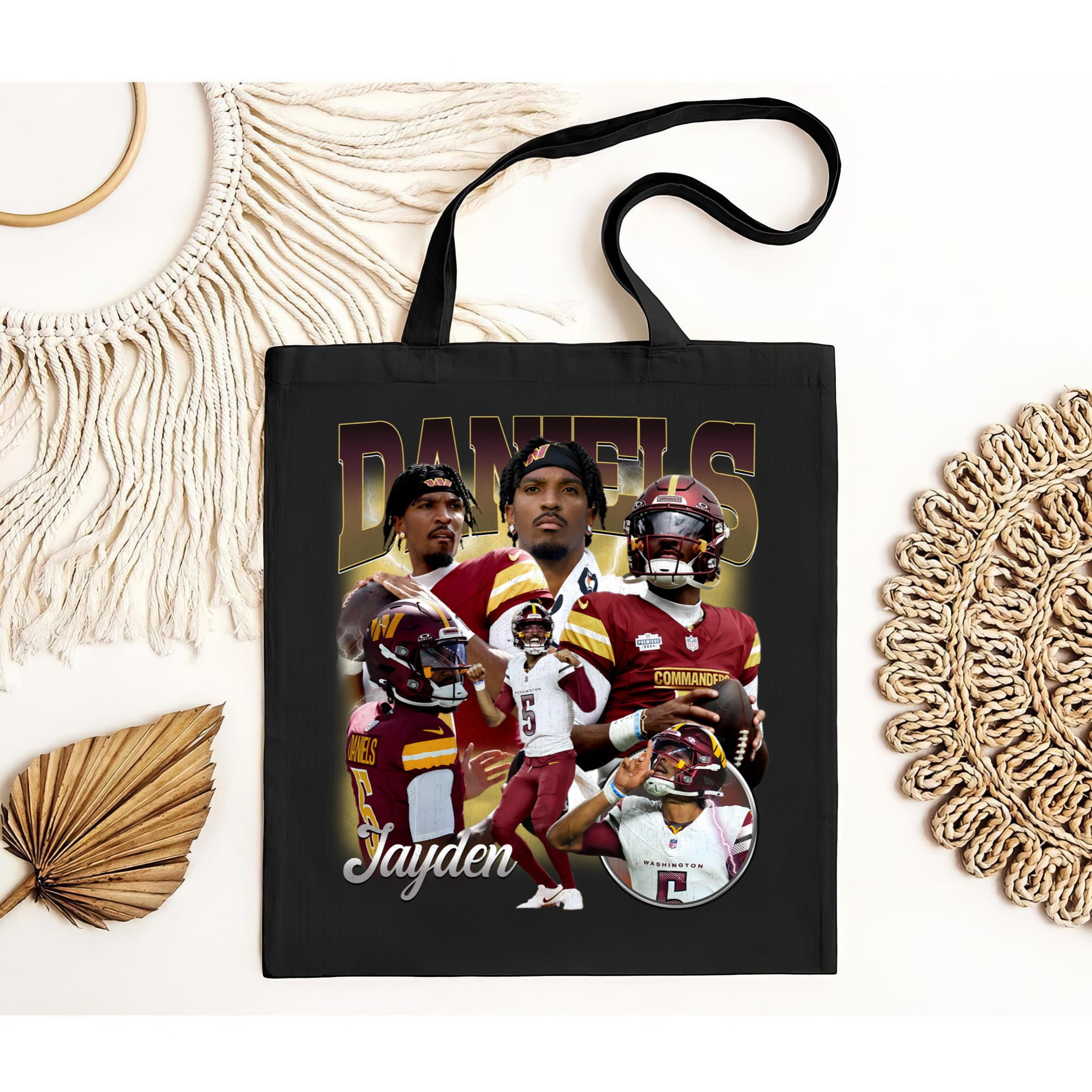 Jayden Daniels Bag Football American Graphic Vintage Football 90s Gift ...