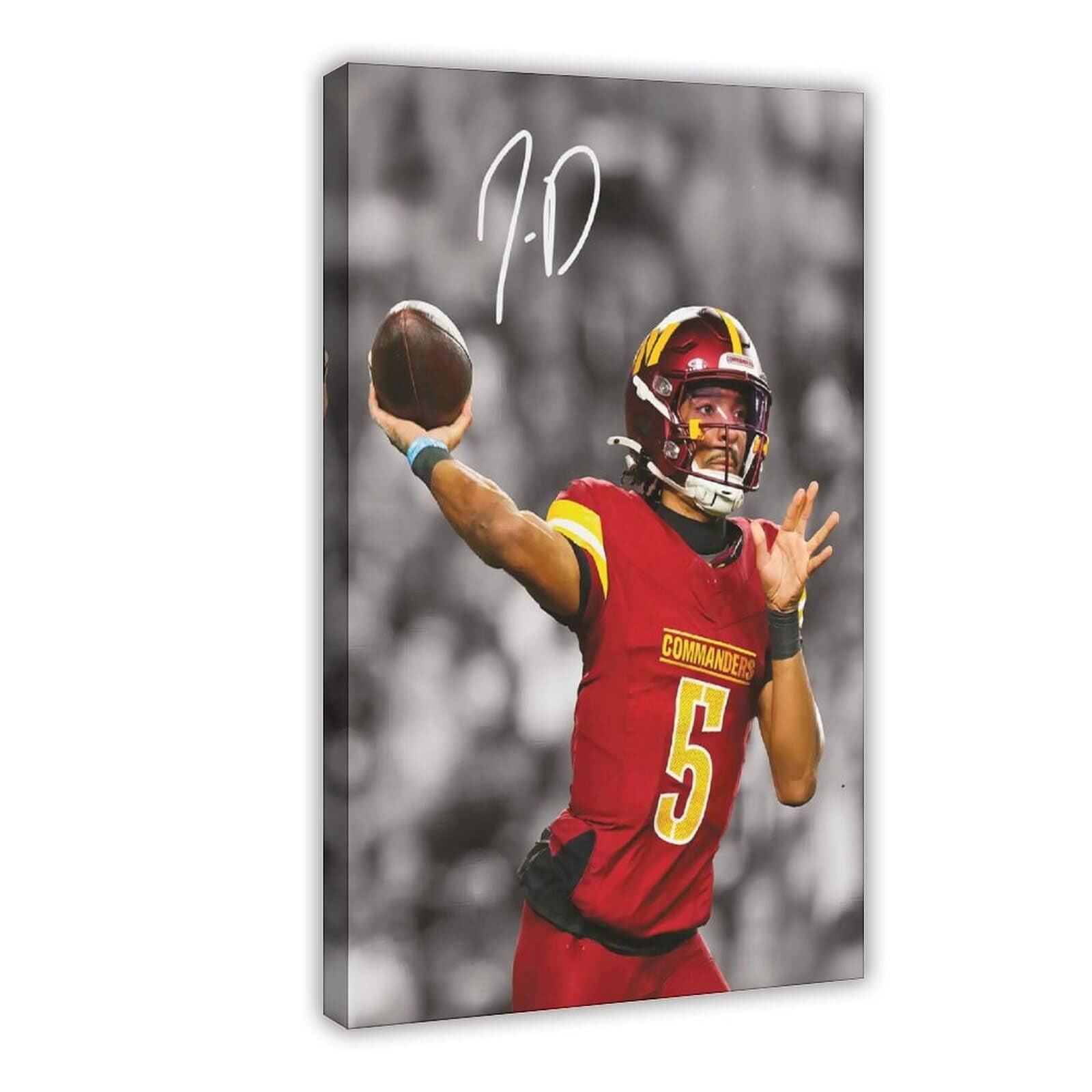 Jayden Daniels Canvas Poster Bedroom Decor Landscape Office Room Decor ...